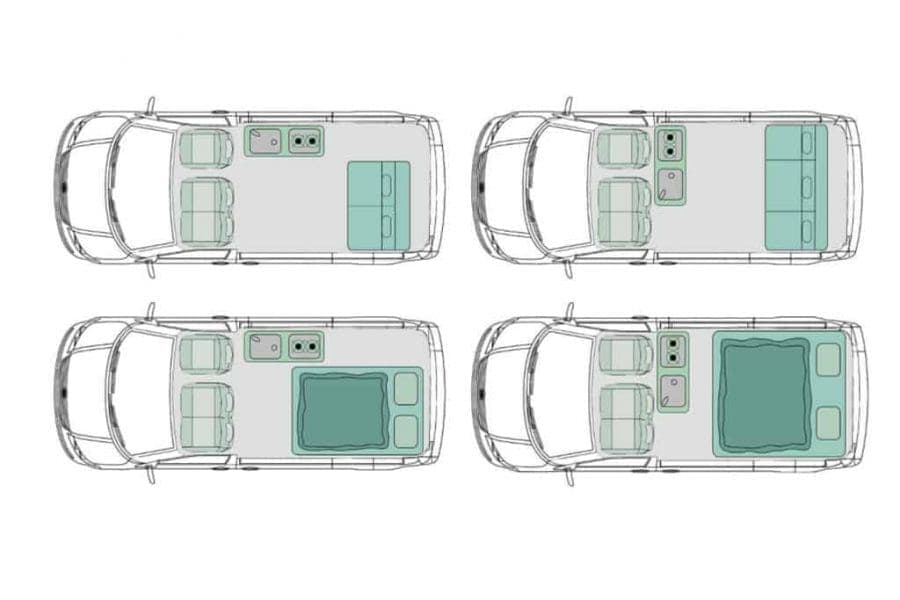 A Guide to Designing the Layout and Floorplan for Your Campervan ...